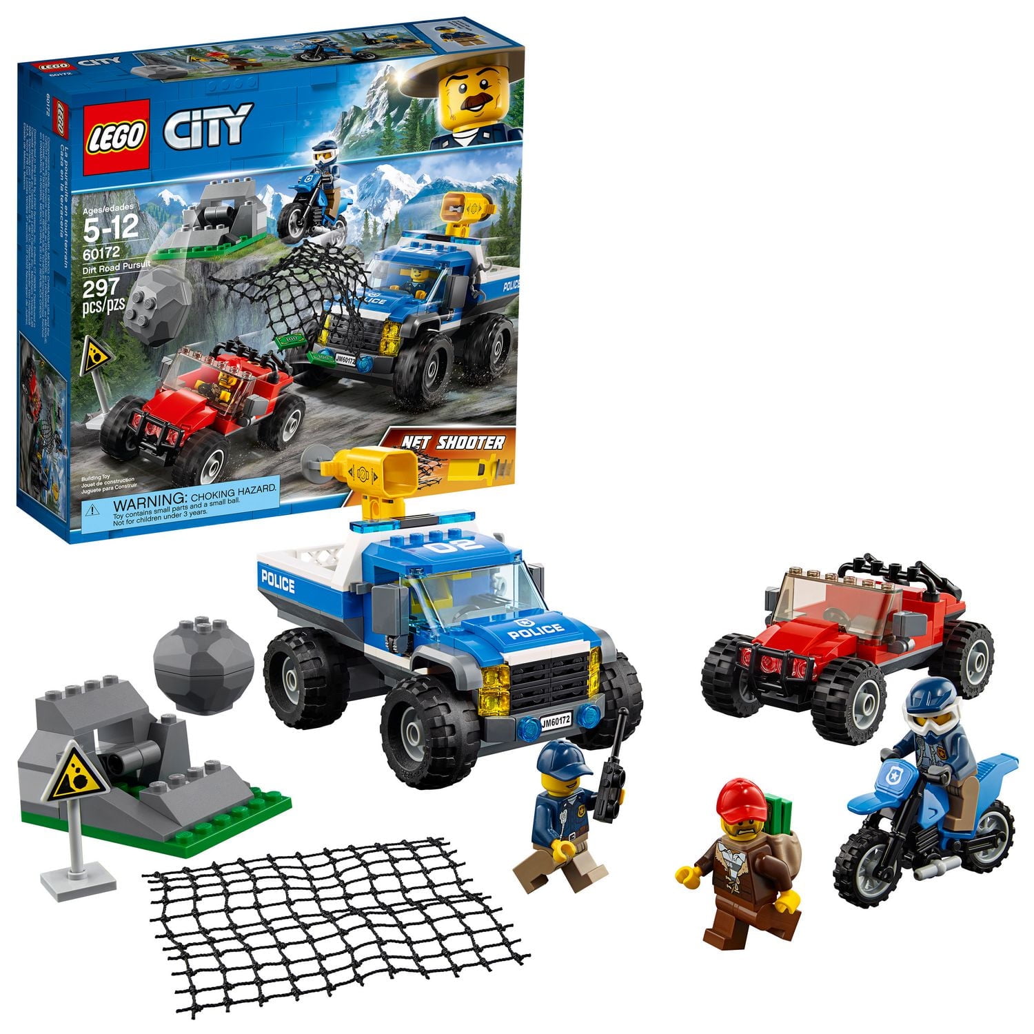 Click here for Lego City Dirt Road Pursuit 60172 Building Kit (29... prices