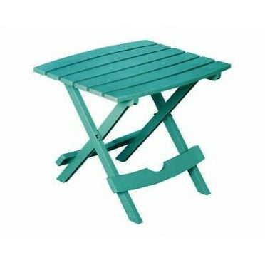 Adams Manufacturing Quik-Fold Side Table, Summer Green - Walmart.com