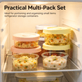 ACDANC Glass Food Storage Containers 60ml with Lid, Leak Proof Baby ...