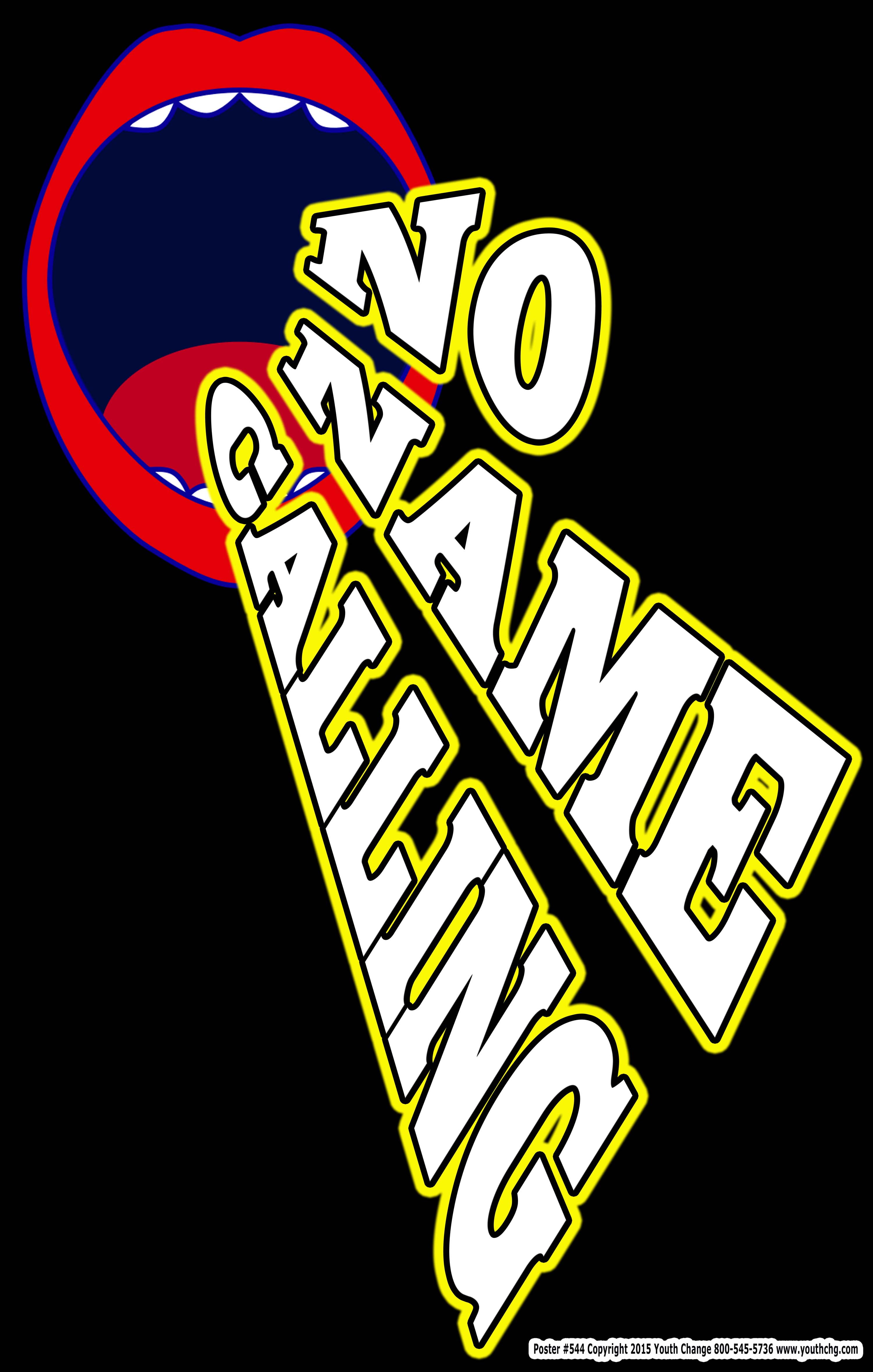 Youth Change Poster #544 Student No Name Calling Poster for Classrooms ...