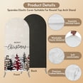 7.2FT Arch Backdrop Covers, Rustic Christmas Tree Wedding Arch Cover ...