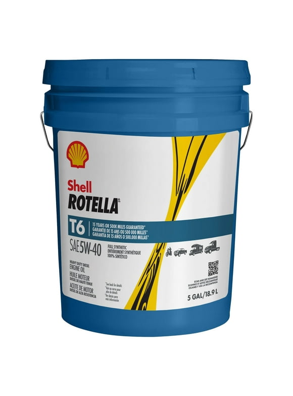 Rotella T6 5W-40 in Rotella Oil - Walmart.com