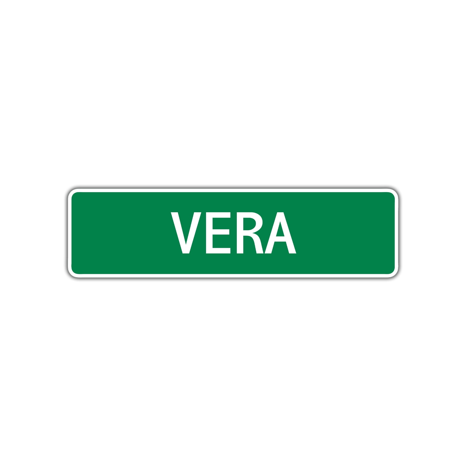 Vera Girls Children Name Letter Printed Label Wall Plaque Decoration ...