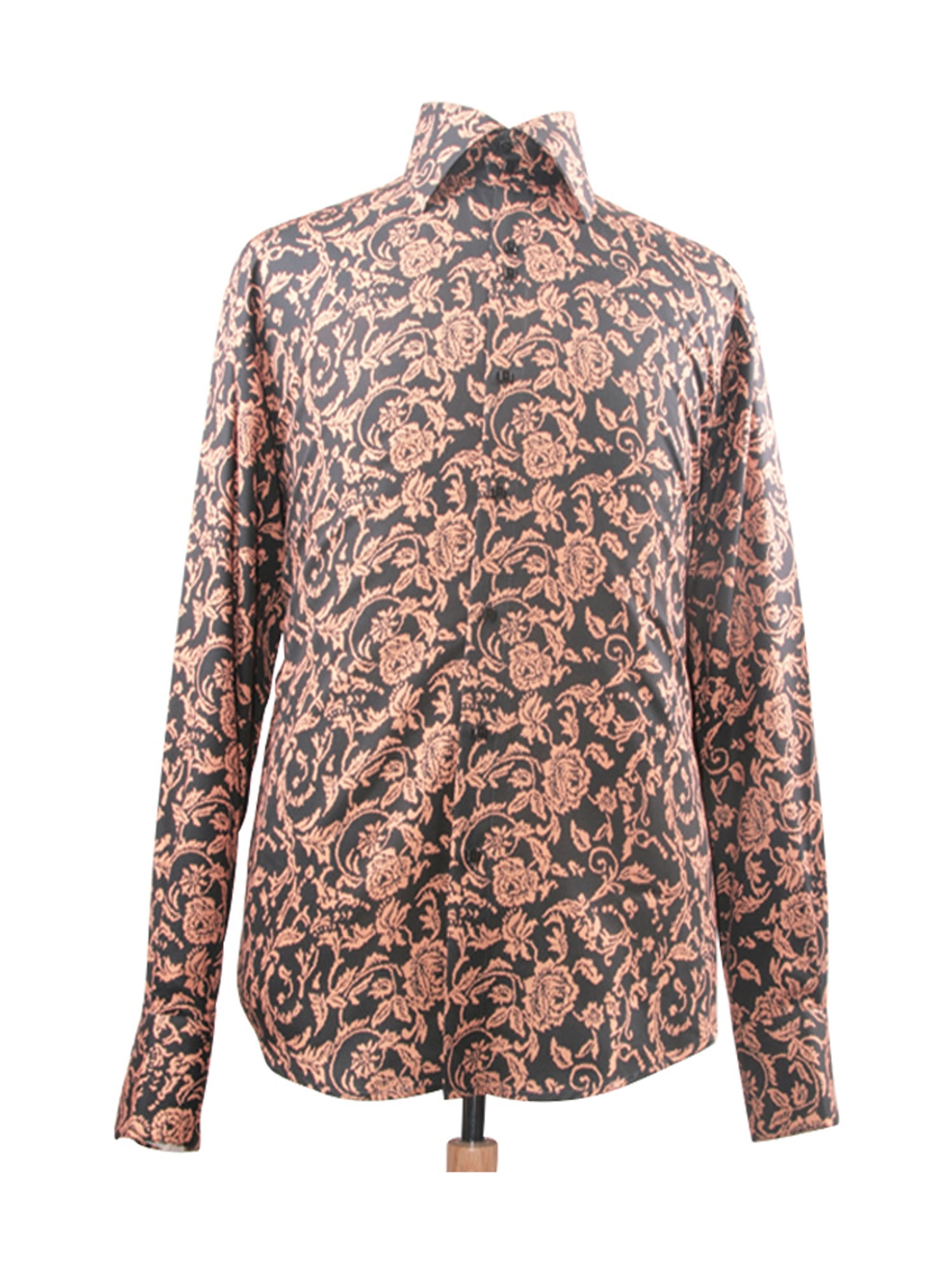 Men's Fancy Pattern Dress Shirt - Walmart.com