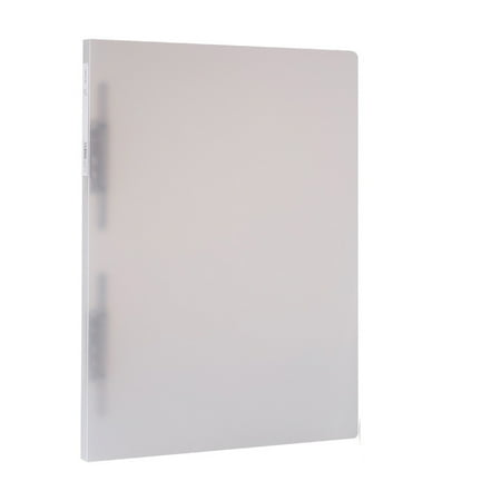 Binder Translucent Cover-(Dark Gray, 1 Pack) Clip-On Type Binder, Clip ...