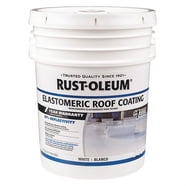 White, Rust-Oleum 750 Elastomeric Roof Coating, 5 Gal - Walmart.com