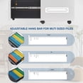 3 Drawer Mobile Metal File Cabinet, White Filling Cabinets with Lock ...