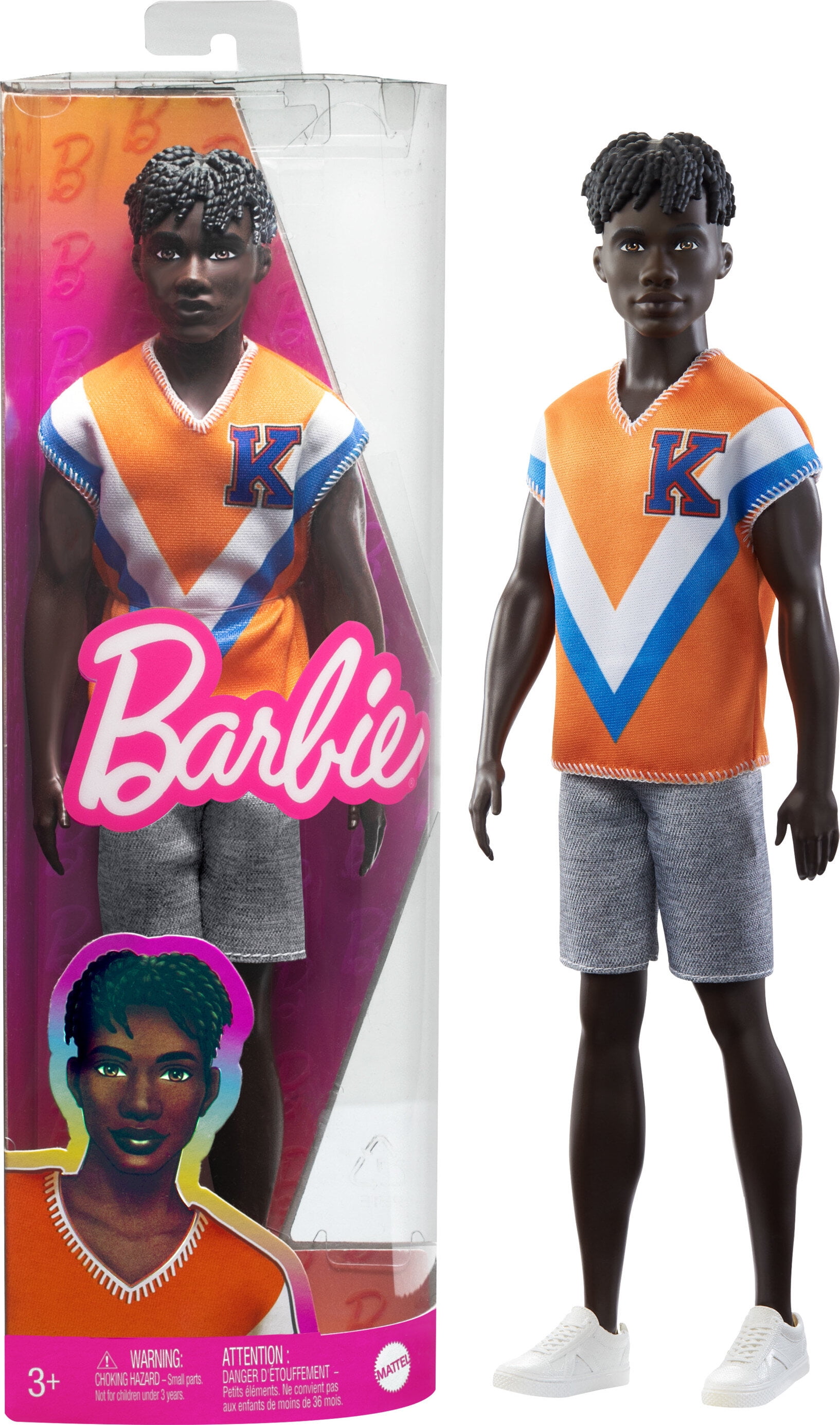 Ken Doll, Barbie Fashionistas, Sporty Jersey, MATTEL - Walmart.com