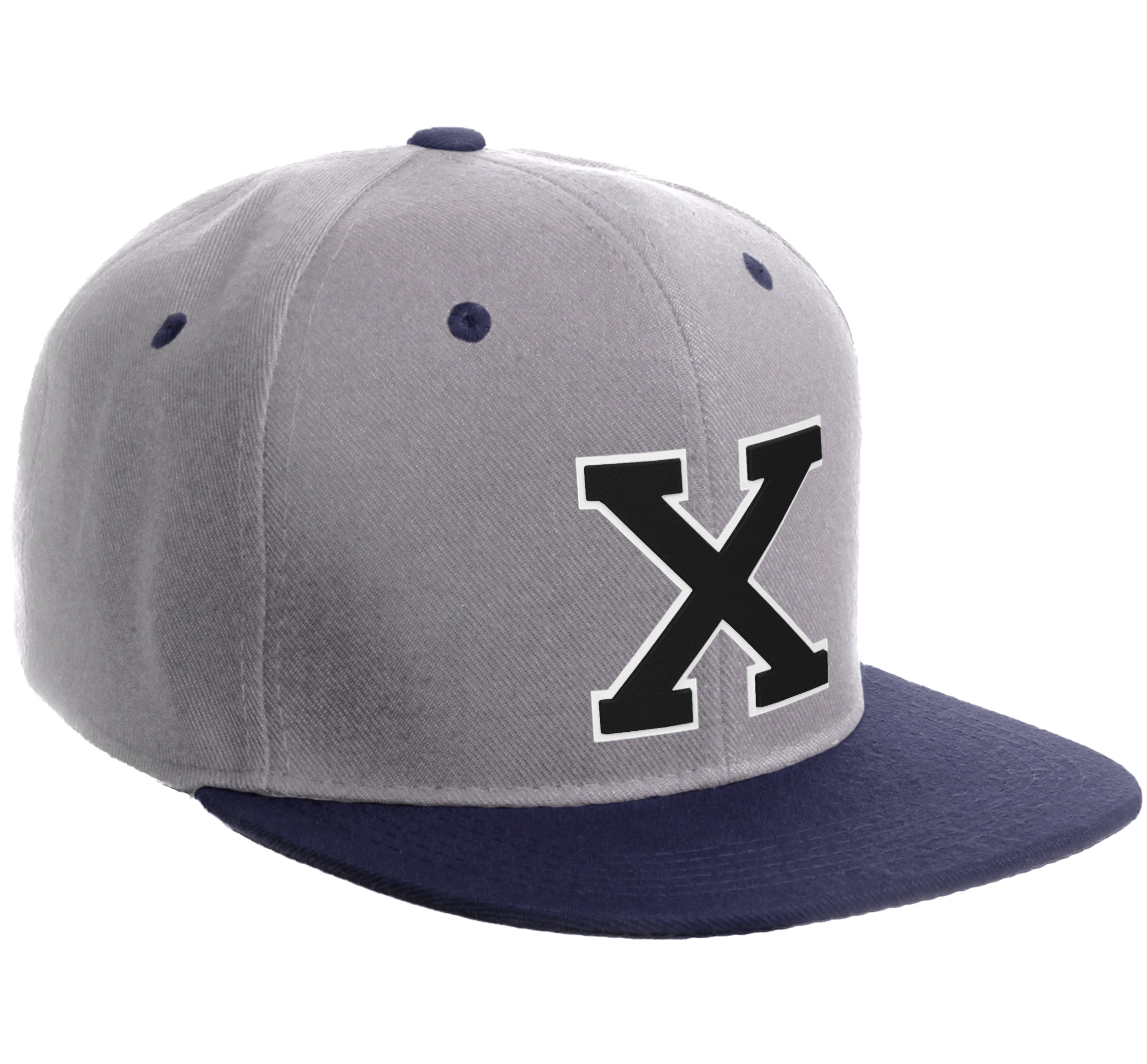 Daxton Classic Snapback Hat Custom A to Z Initial Varsity Letters ...