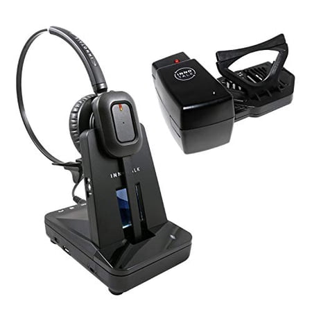 Wireless Headset for Desk Phone with Remote Hook ON and Off Handset ...