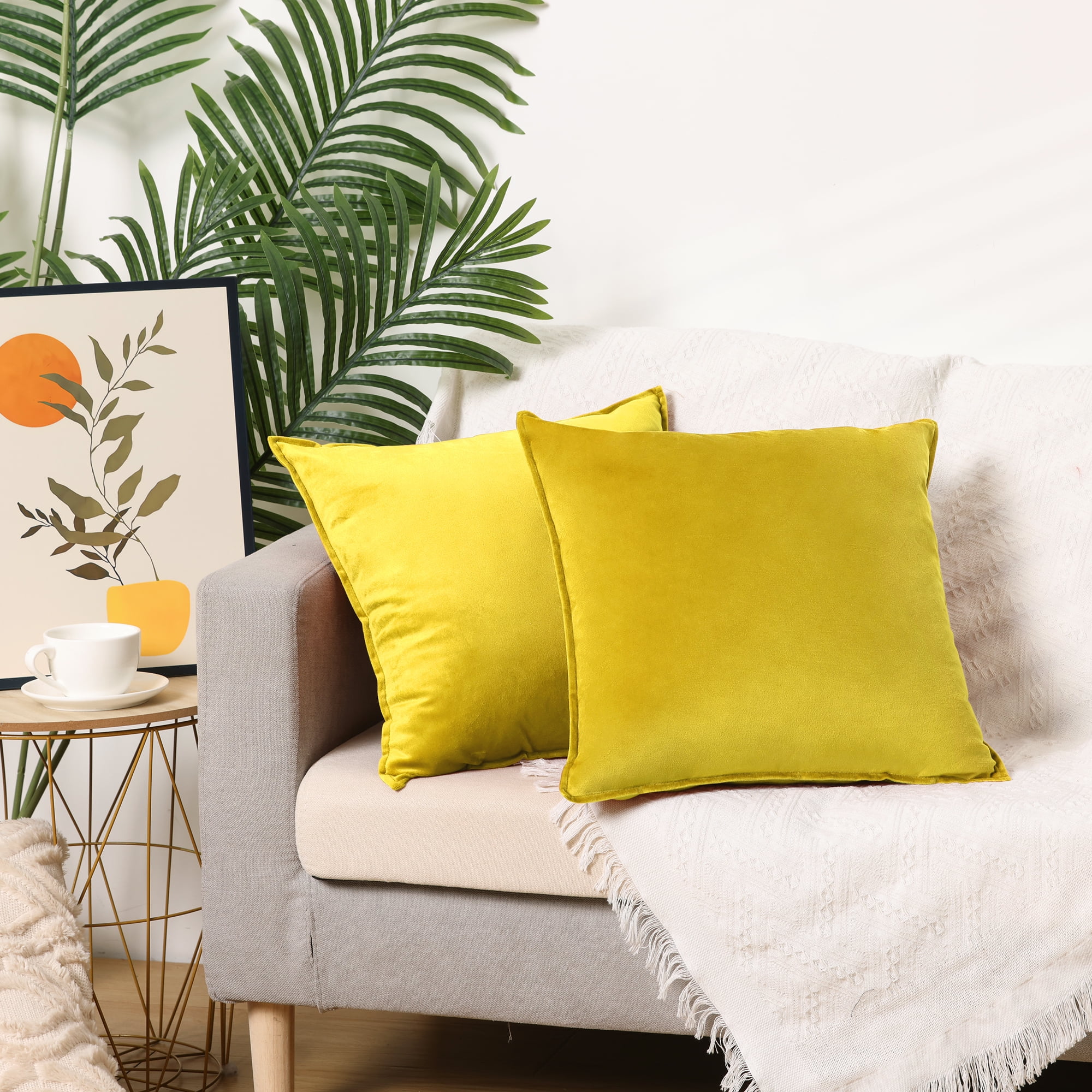 Click here for Regalwoven Set Of 2 Velvet Throw Pillow Covers Dec... prices