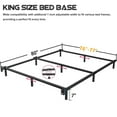 Walmart Black Friday Deals 2025 QFTIME King Size Metal Bed Frame, 7 ...