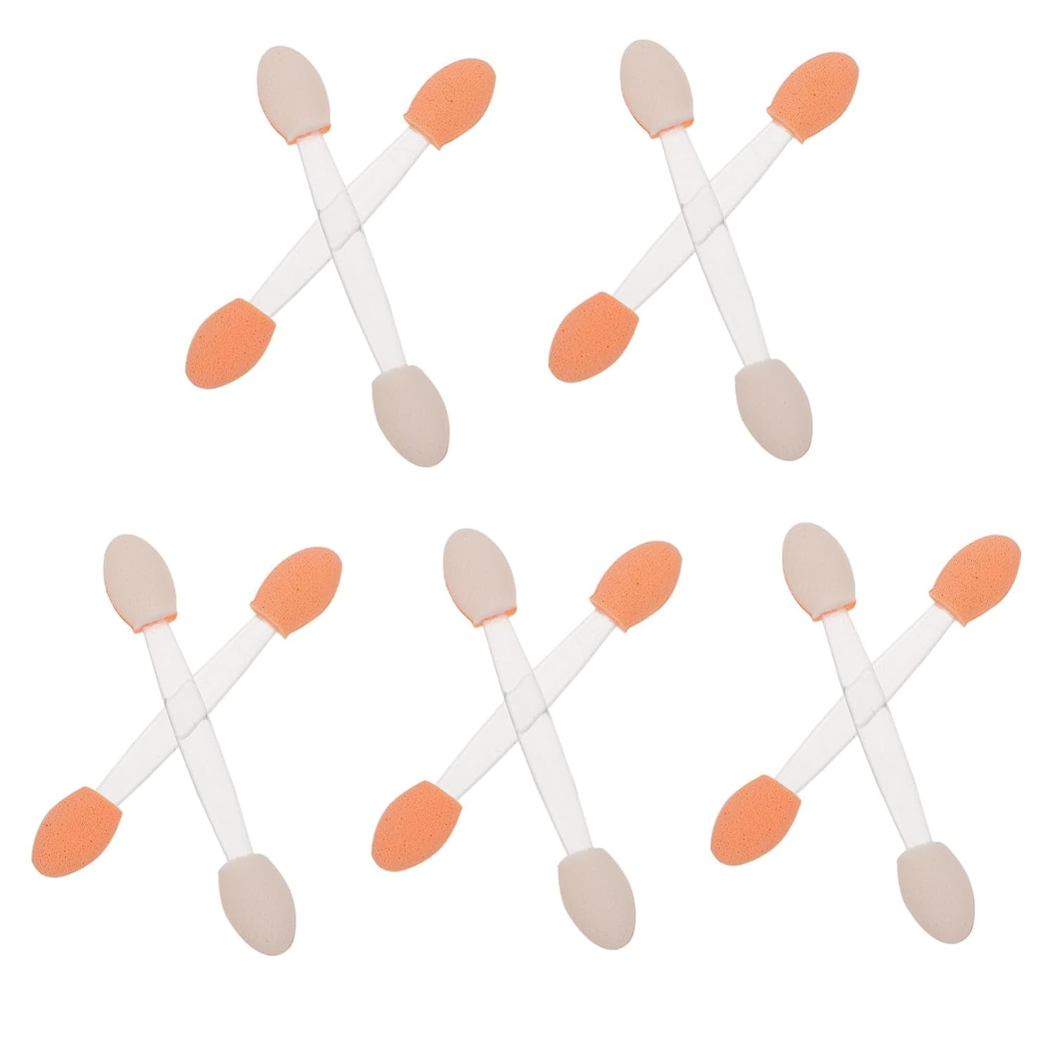 400 Pcs Double Ended Eyeshadow Brush Disposable Sponges Beauty Tools ...