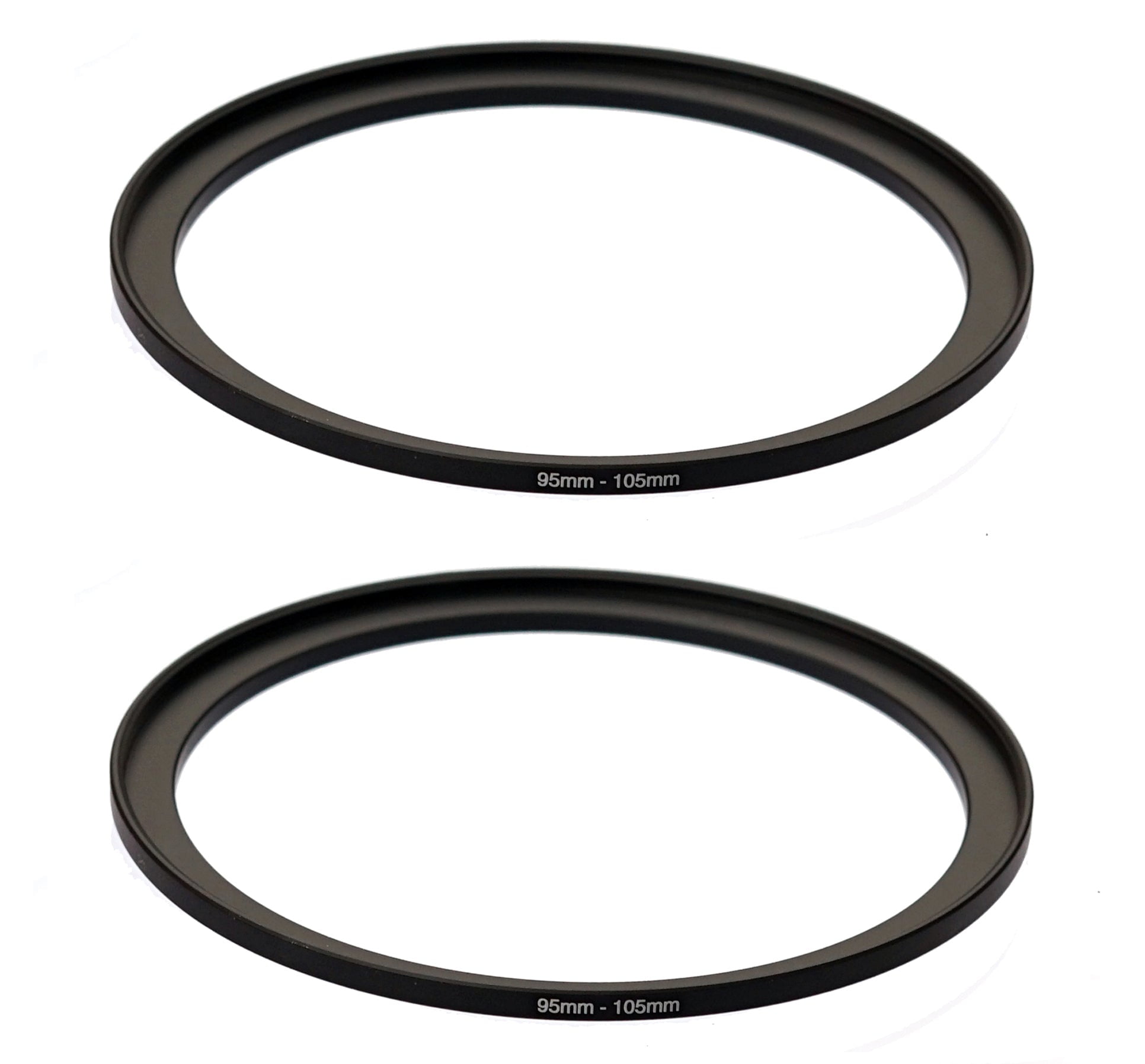 (2 Pack) Fotasy 95-105MM Step-Up Ring Adapter, 95mm to 105mm Step Up ...