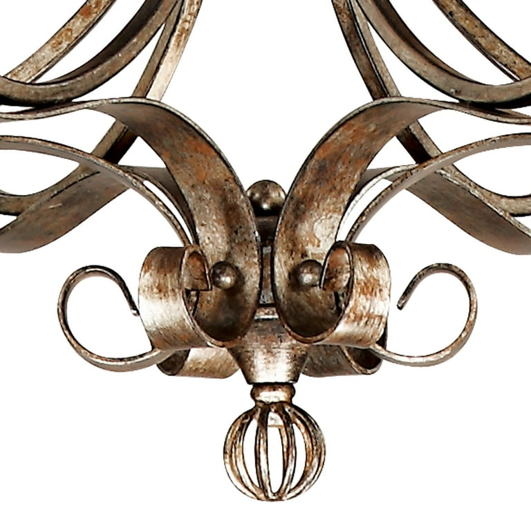 Franklin Iron Works Amber Scroll Mixing Metal And Warmth: Styling Tips