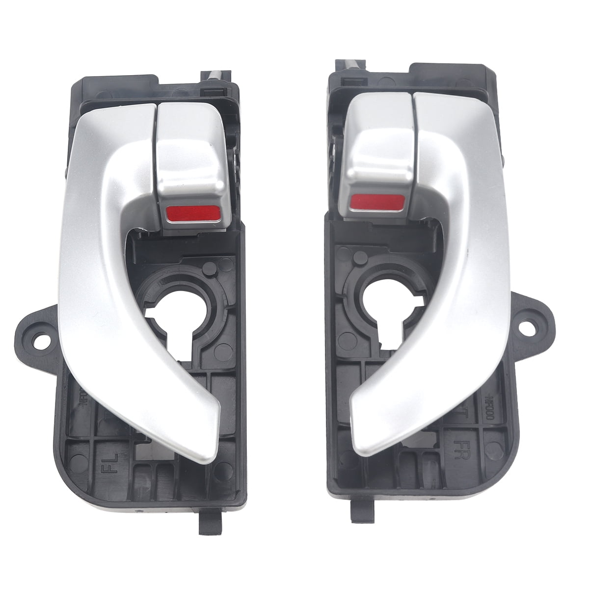 RONSHIN 1 Pair Front Interior Inside Silver Door Handle For HYUNDAI ...