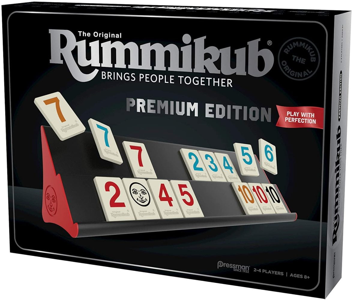 Buy Rummikub Premium Edition by Woamkyn - Features Racks - Large Number ...
