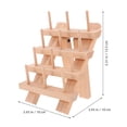 Moluckfu Foldable Wooden Thread Organizer for DIY Leathercraft, 12 ...