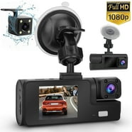 Rexing V2 Pro AI Dash Cam, 3-Channel Front/Cabin/Rear 1080p Recording ...