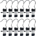 15/30Pcs Upgrade Double Head Clamp Dipped Clothespin for Laundry Hooks ...