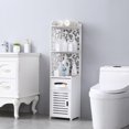 UBesGoo 3-Shelf Free Standing Bathroom Storage Cabinet Organizer for ... UBesGoo 3-Shelf Free Standing Bathroom Storage Cabinet Organizer for ...