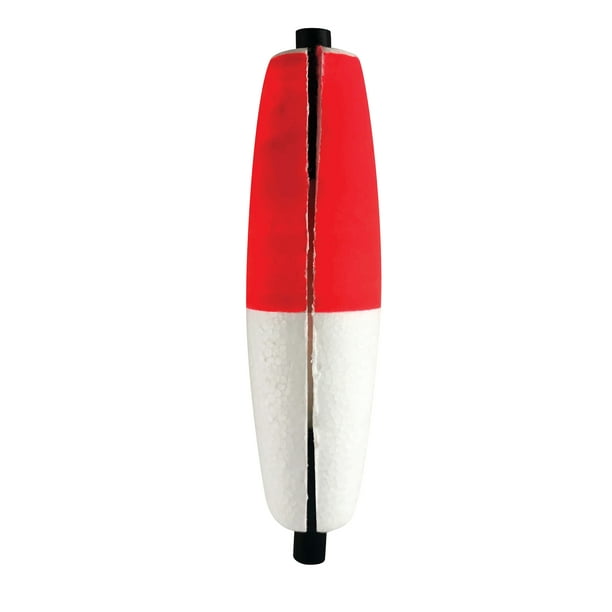 Thill Fish'n Foam Floats Cigar Slip Slotted 3" Fishing Float Red White ...