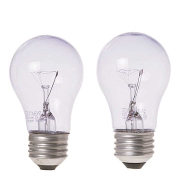 GE 25-Watt G25 Globe Light Bulb, Crystal Clear, Medium Base, Round ...