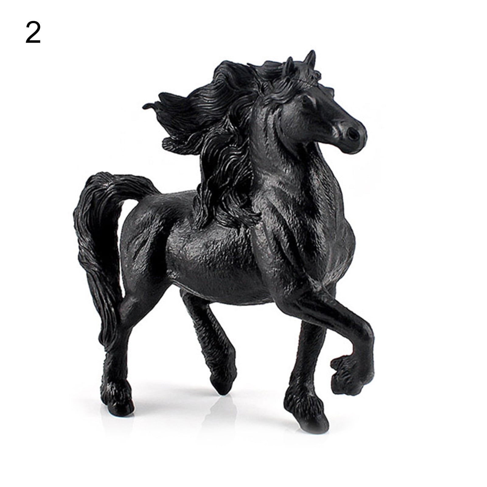 HEVIRGO Miniature Horses Toy Detailed Texture High Simulation ...
