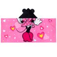 Minnie Mouse Kids Hooded Towel and Character Loofah Set, Cotton, Pink ...