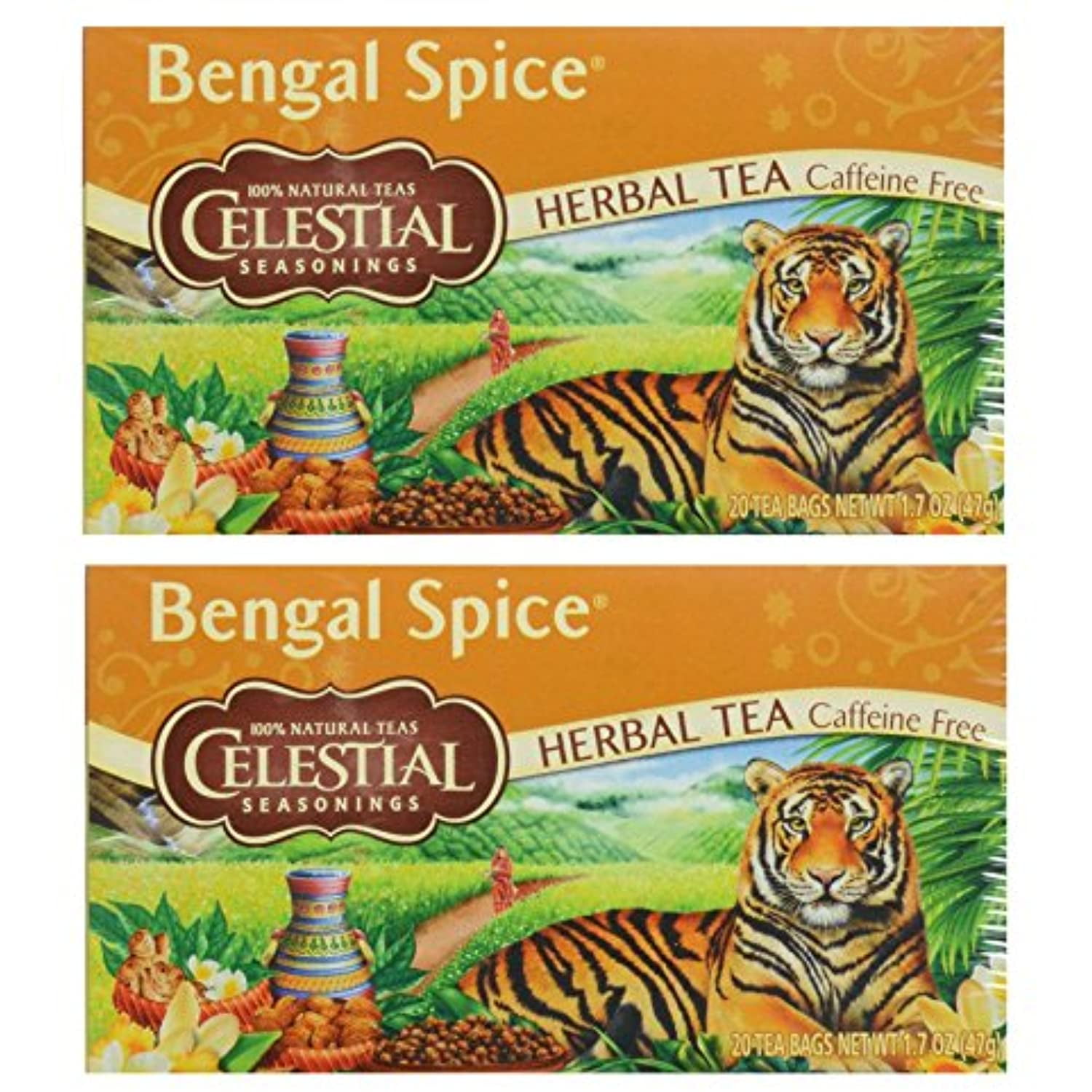 Celestial Seasonings Herbal Tea, Bengal Spice, (2 Pack) - Walmart.com