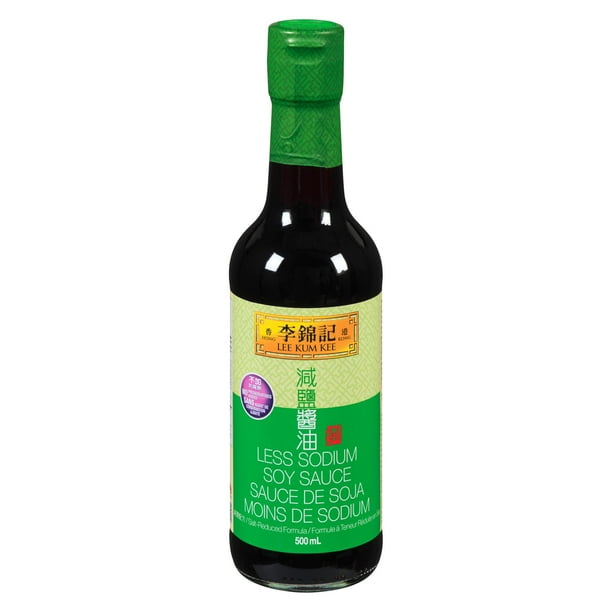 Lee Kum Kee Soy Sauce, Low Sodium, 16.9 fl oz, Lee Kum Kee Soy Sauce, Low Sodium, 16.9 fl oz ...