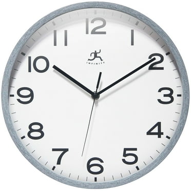 Infinity Instruments Classic Black 24 in. Wall Clock - Walmart.com