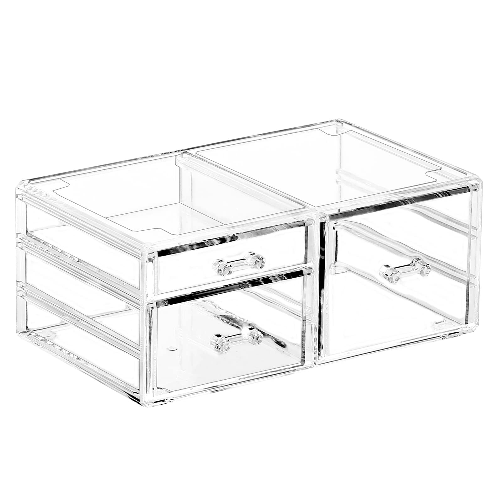 Stackable Acrylic Drawer Organizer Coffee Pod Holder Tea Bag Storage ...