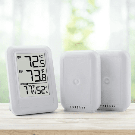 EZREAD Hanging Dial Thermometer - Weather Thermometers for Indoor and ...