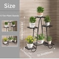 CarolynDesign 6 Tier Plant Stands for Indoors and Outdoors, Flower Pot ...