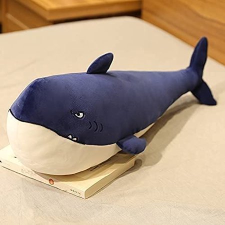 70-90cm Cute Big Shark and Salted Fish Cuddly Toy Toy Pillow Fish ...