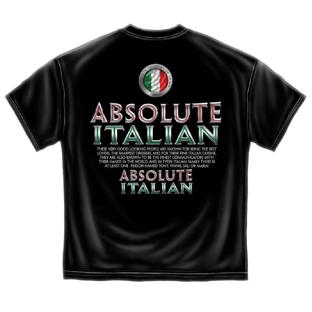 T-Shirt Absolute Italian Black - Walmart.com