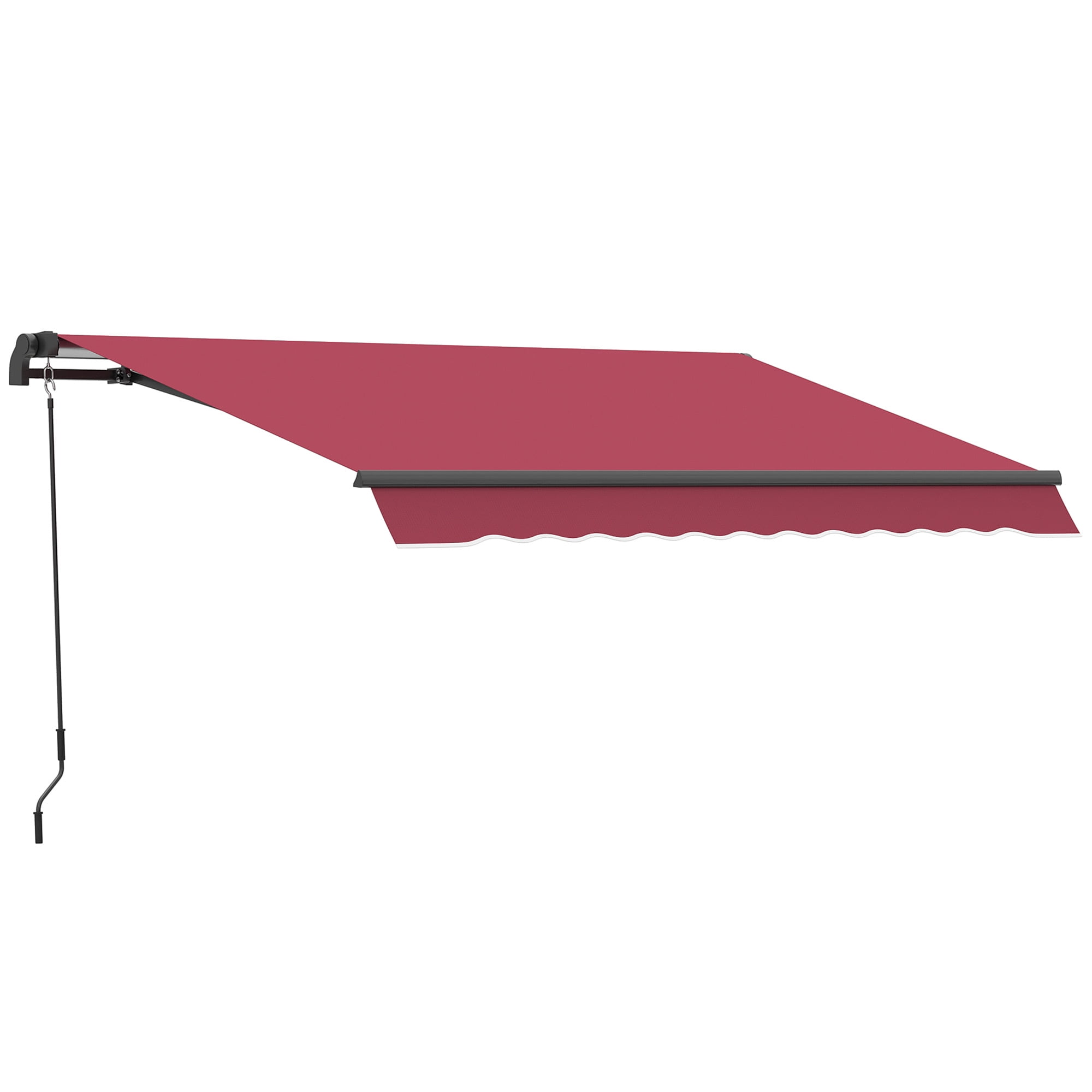 Click here for Outsunny 10 X 8 Manual Retractable Awning Shelter... prices