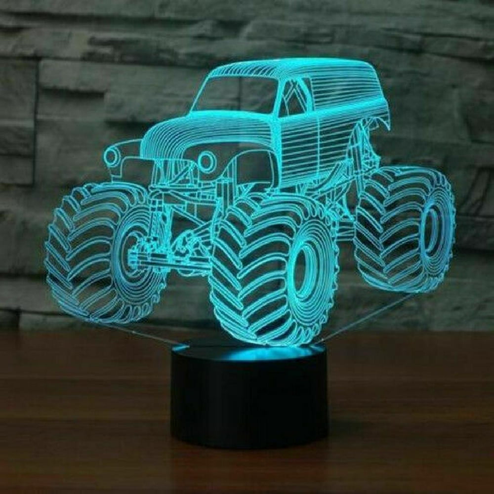 Click here for Estbridg Grave Digger Monster Truck 3d Desk Lamp 7... prices