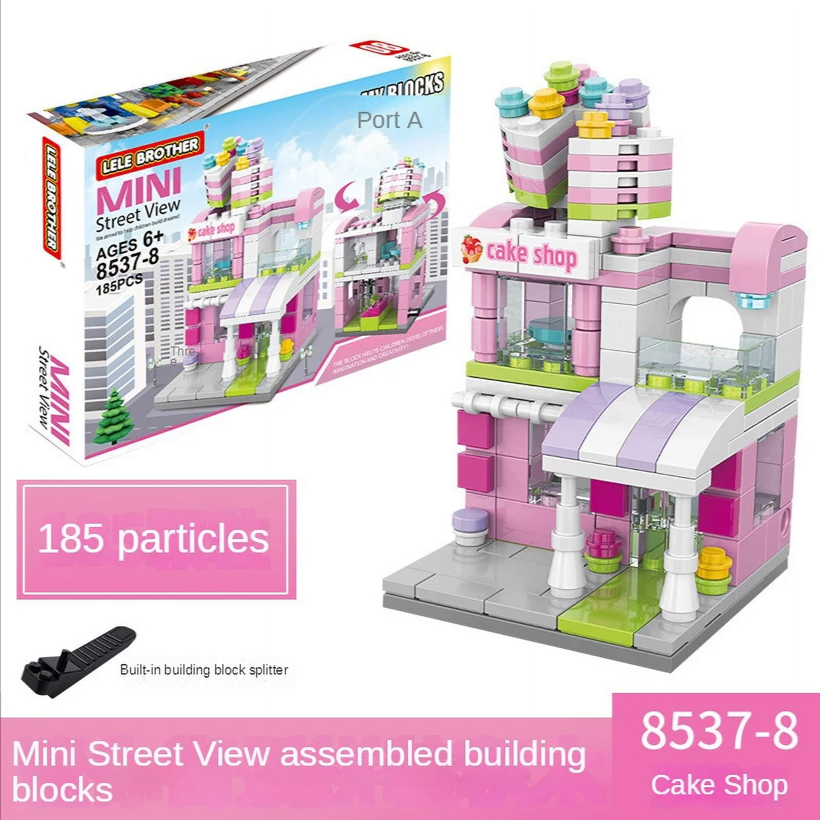 Bloques de construcción de Mini casa para niños, figuras de calle ...