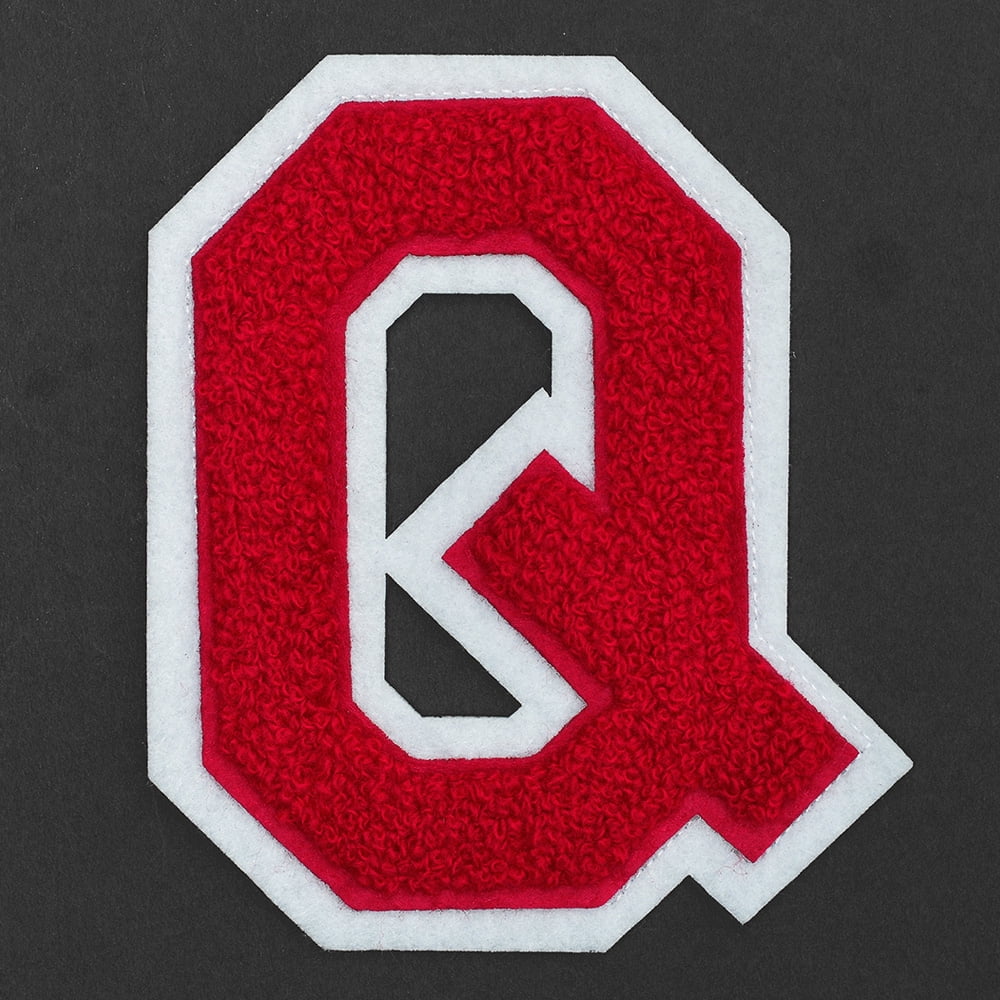 Chenille Stitch Varsity Iron-On Patch by pc, 4-1/2", Red/White, TR ...