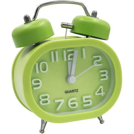 Retro Silent Quartz Alarm Clock, Morning Alarm Clock Analogue Travel ...