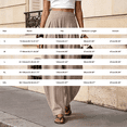 BODOAO Linen Pants for Women Soft Wide Leg Palazzo Baggy Drawstring ...