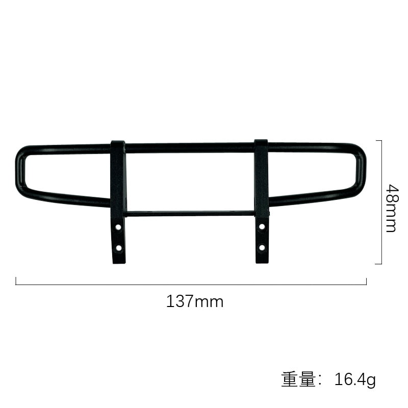 Front Rear Bumper Metal Modified Upgraded Accessories Compatible For ...