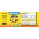 Nature's Blend Oyster Shell Calcium 500 mg, Vitamin D3 400 IU, 200 Tabs ...