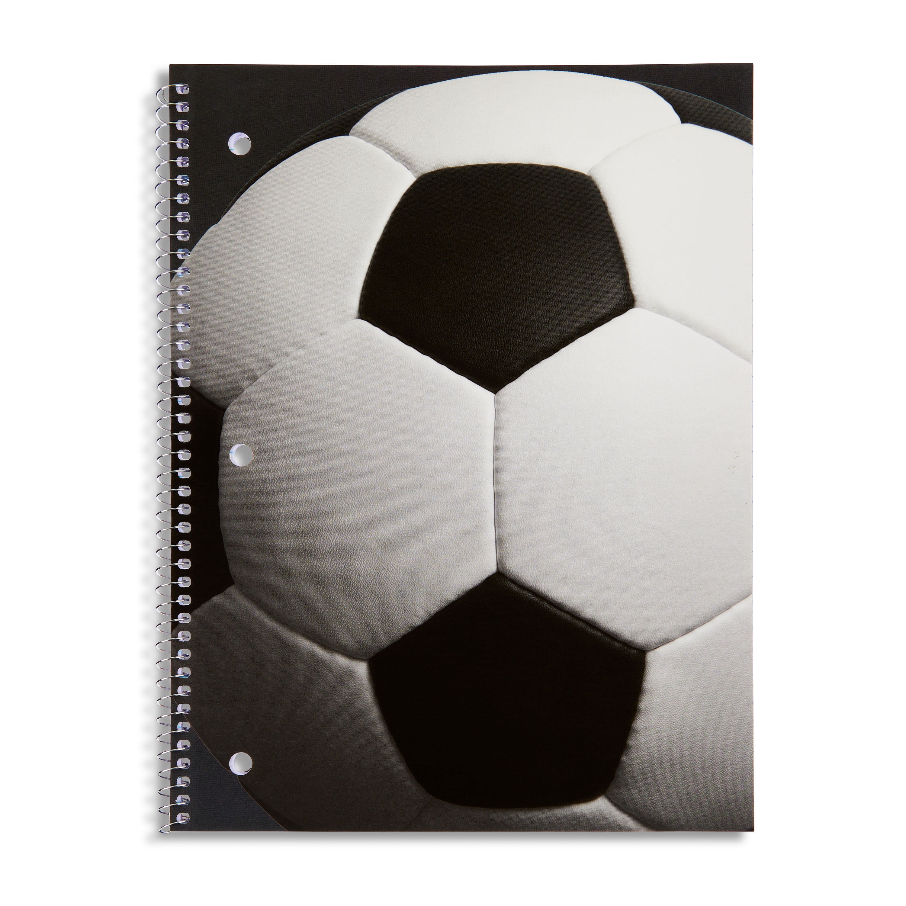 Pen+Gear 1 Subject Notebook, 8" x 10.5", Wide Ruled, 80 Sheets, Black ...