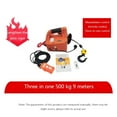 500kg Remote Control Crane Hoist Wire Rope Electric Hoist Aluminum ...
