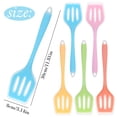THLKIF Spatulas Color Silicone Kitchen Ware Non-stick Set Cooking ...