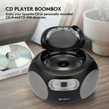 ByronStatics Portable CD Player Boombox, AM FM Radio, AC DC Power ...