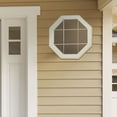 Park Ridge Vinyl Octagon Window with Insulated Glass and Grids, 22'' x ...